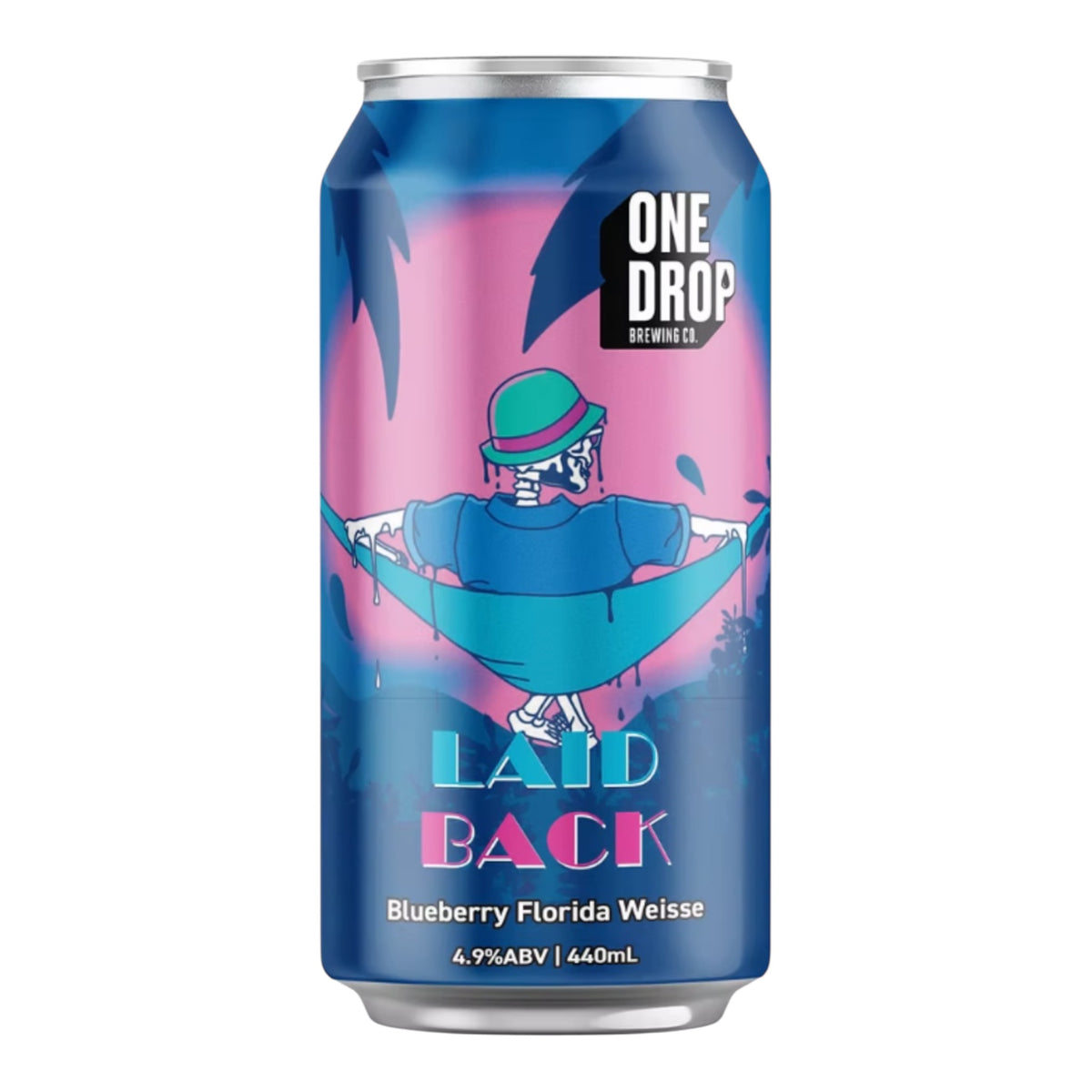 One Drop Brewing Co Laid Back Blueberry Florida Weisse – Candamber Liquor
