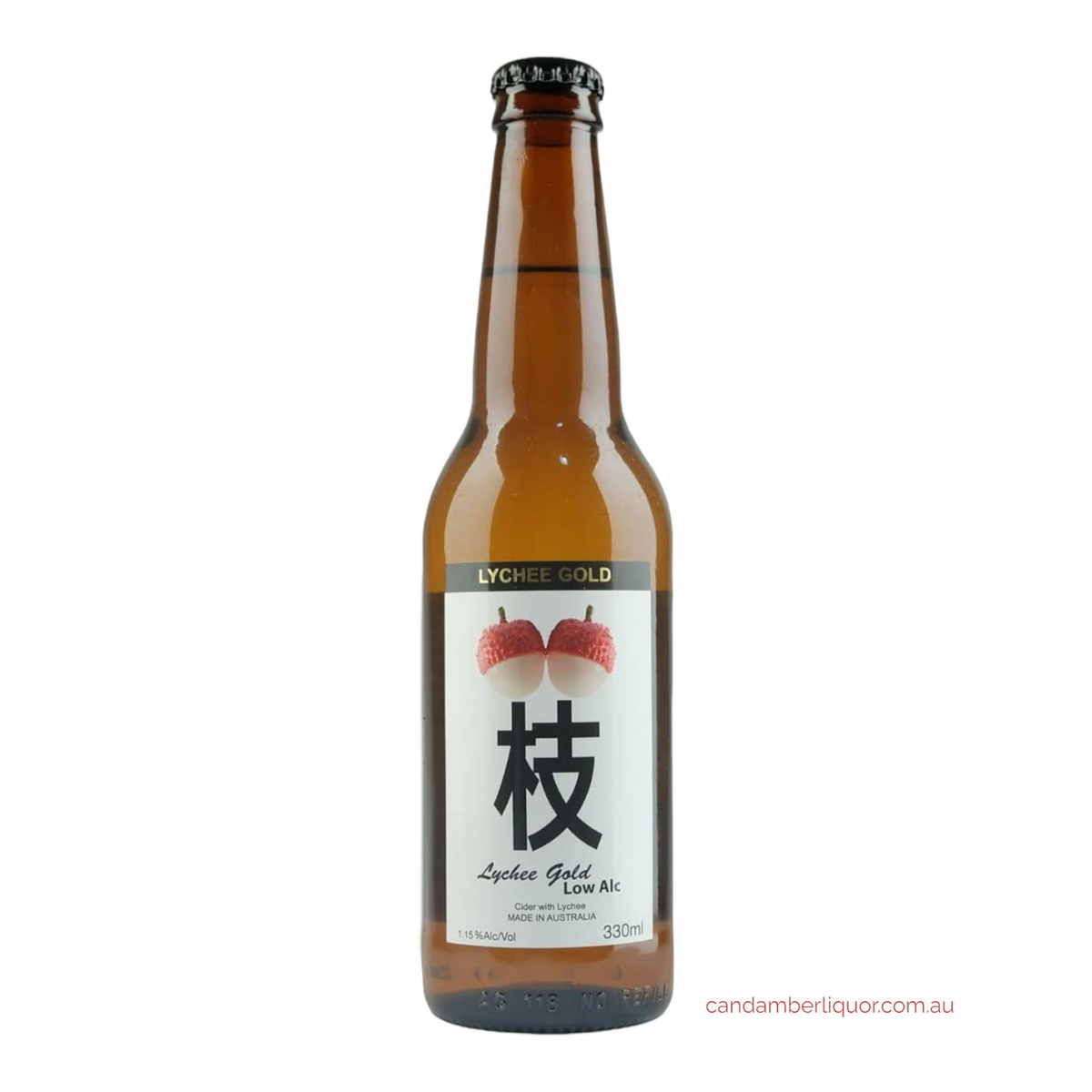 Lychee Gold Low Alcohol 1.15% - Canberra Region – Candamber Liquor